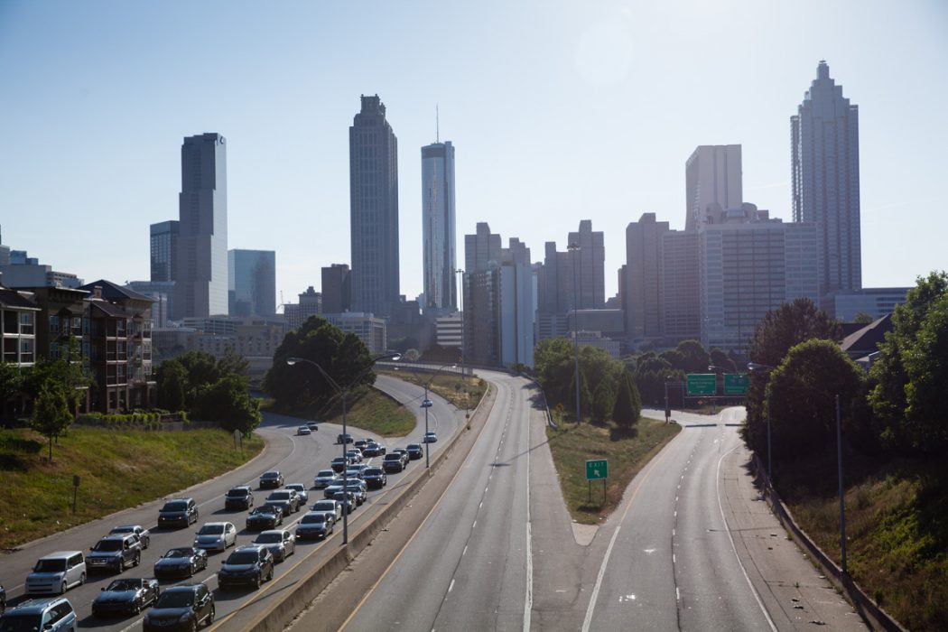 View of Atlanta’s skyline at Jackson Street Bridge – The Wandering Eater